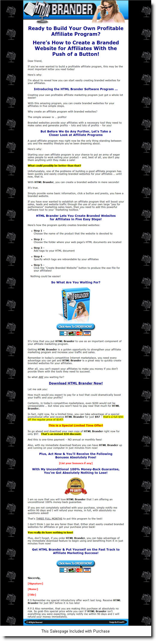 HTML Brander - Software - Private Label Rights