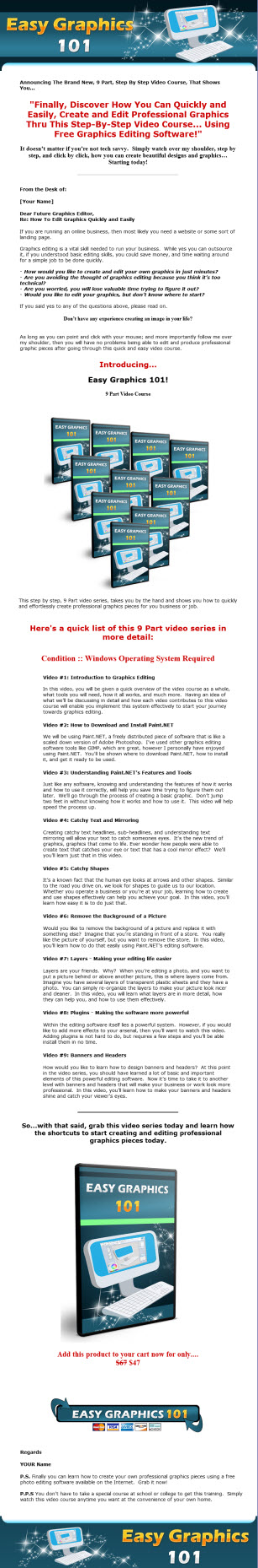 Easy Graphics 101 - Video Series