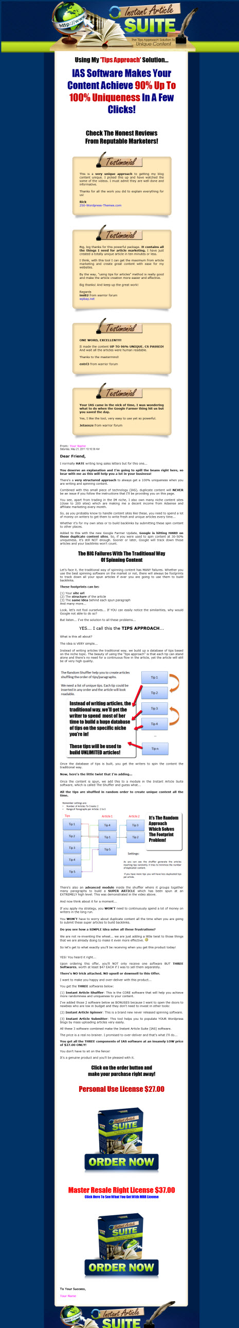 Instant Article Suite - Software Package - Master Resale Rights